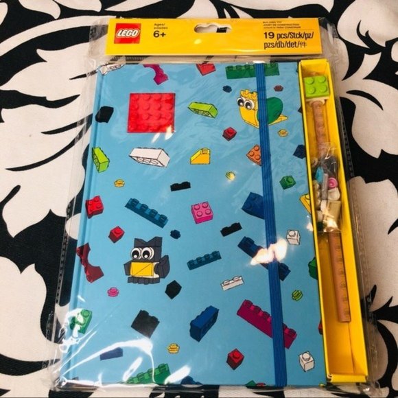 Lego | Toys | Lego Notebook Journal With Stud Cover Pencil 9 Pcs 85397 ...